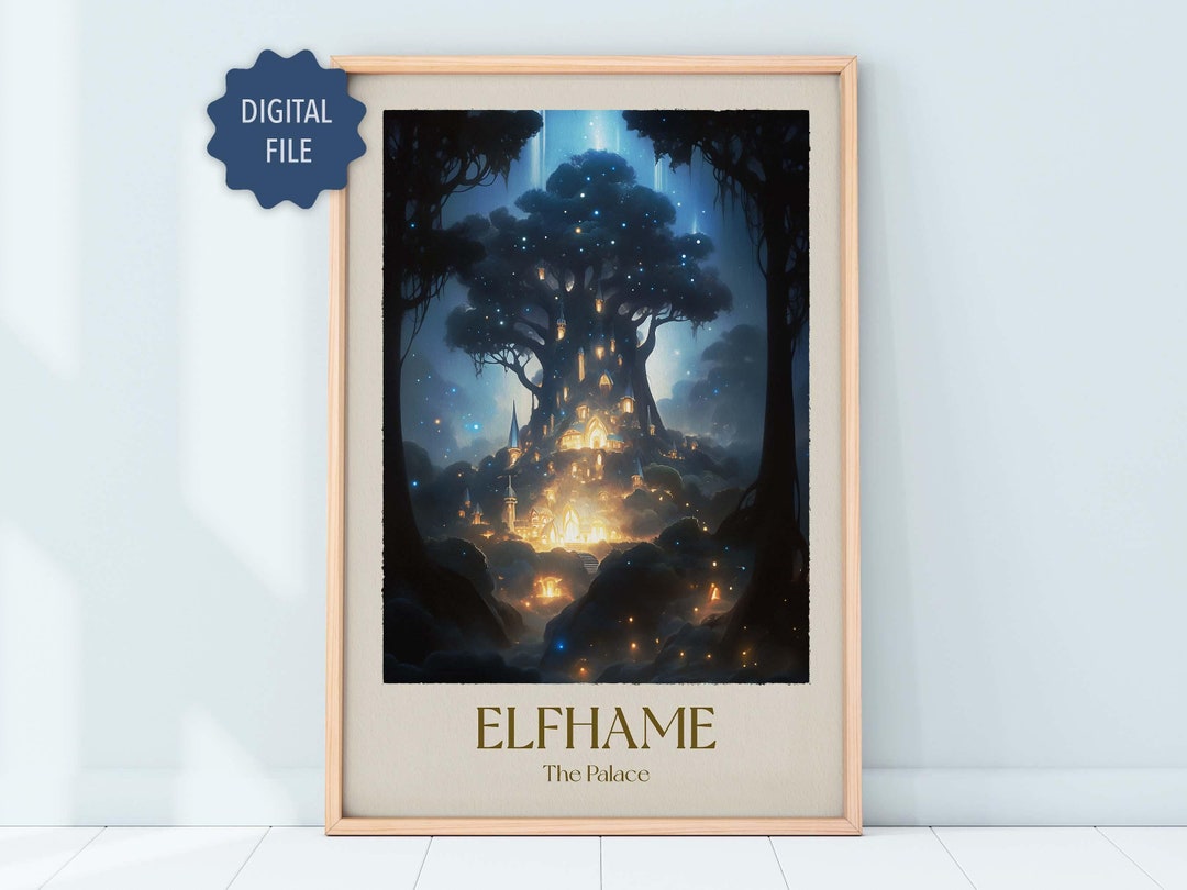 Elfhame Poster|cruel PRINCE| Boho Poster |digital Download| Folk of the ...