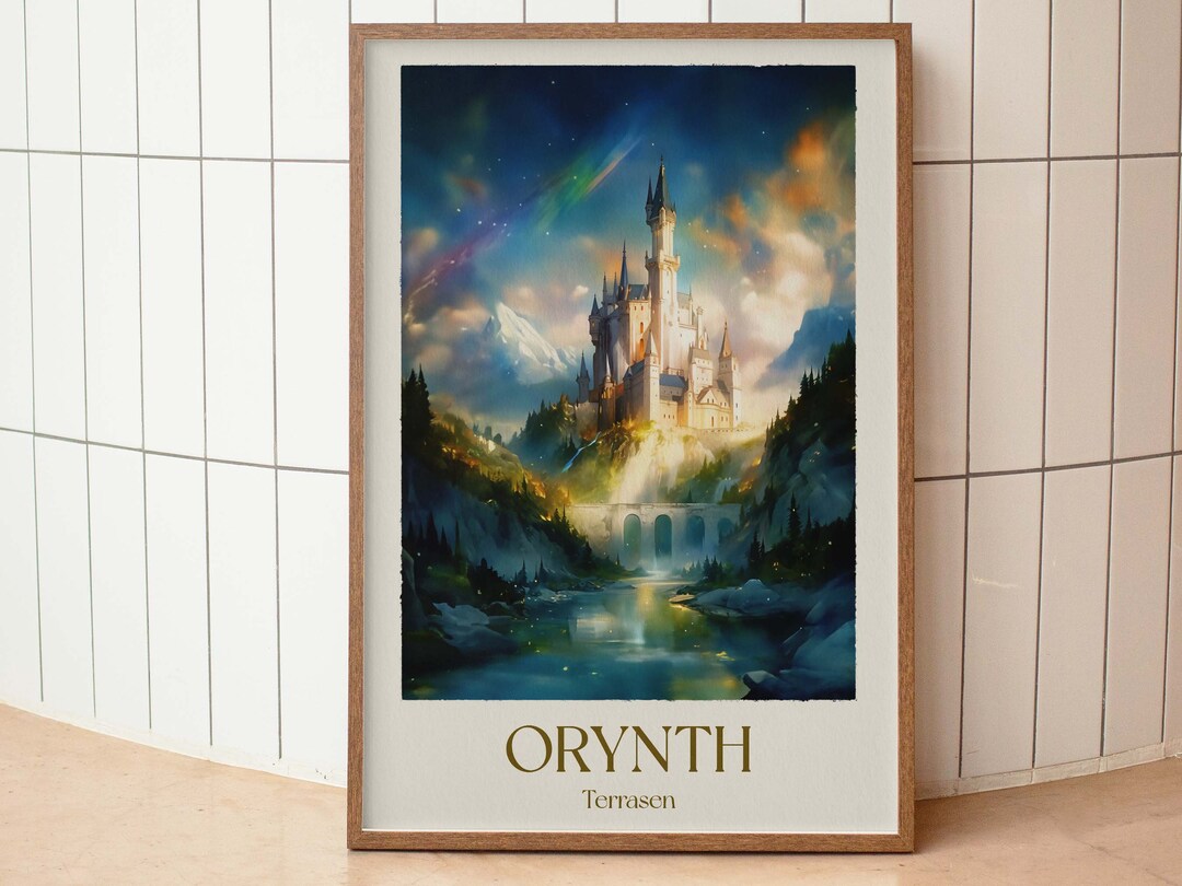 Orynth Print: Terrasen, Throne of Glass Inspired Art - Etsy
