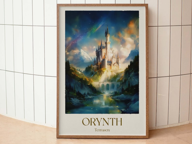 Orynth Print: Terrasen, Throne of Glass Inspired Art - Etsy