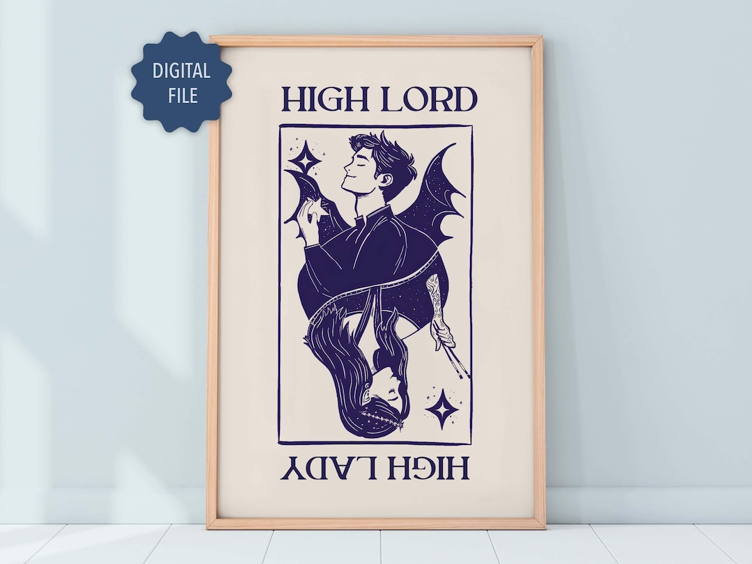 High Lord and Lady Poster|acotar| Boho Poster |digital Download| A ...