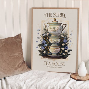 The Suriel Tea House Print: ACOTAR Art, Night Court Poster - Etsy