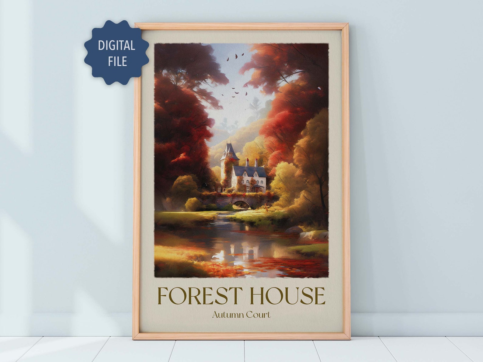 Prythian Courts Gallery Wall Art Prints: ACOTAR Large Files (digital ...