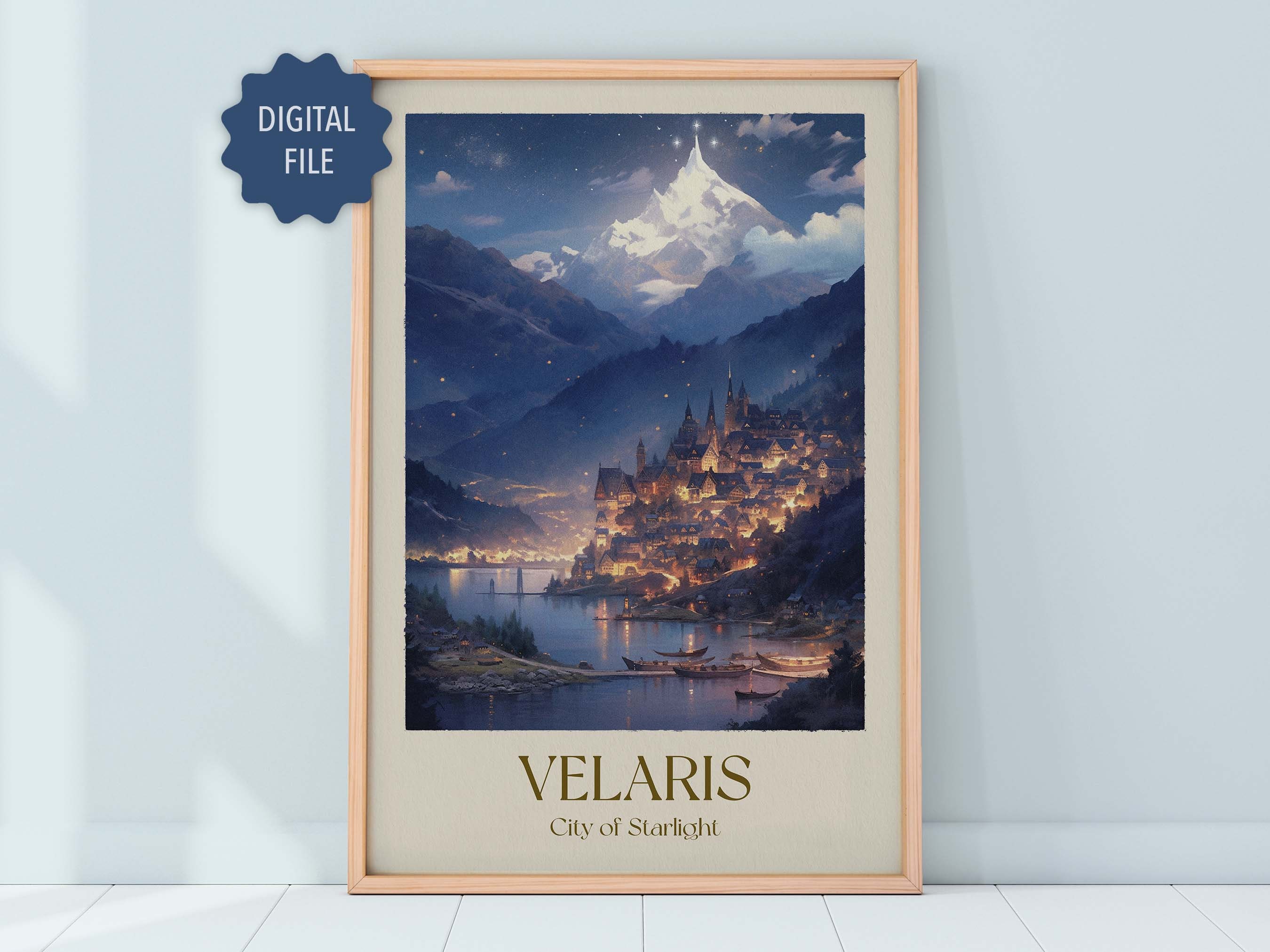 Prythian Courts Gallery Wall Art Prints: ACOTAR Large Files (digital ...