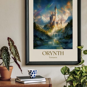 Orynth Print: Terrasen, Throne of Glass Inspired Art - Etsy