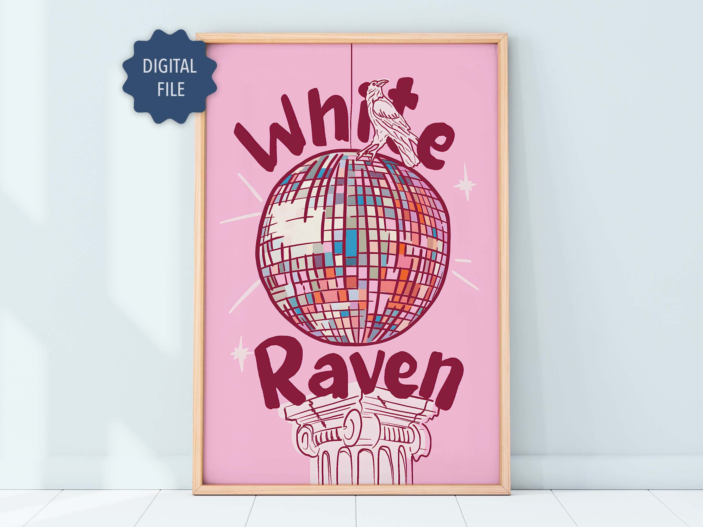 Bryce Quinlan 'white Raven' Poster: Crescent City Inspired Art (digital ...