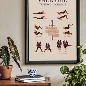 Valkyries Workout Poster: ACOTAR Nesta Printable (digital Download) - Etsy