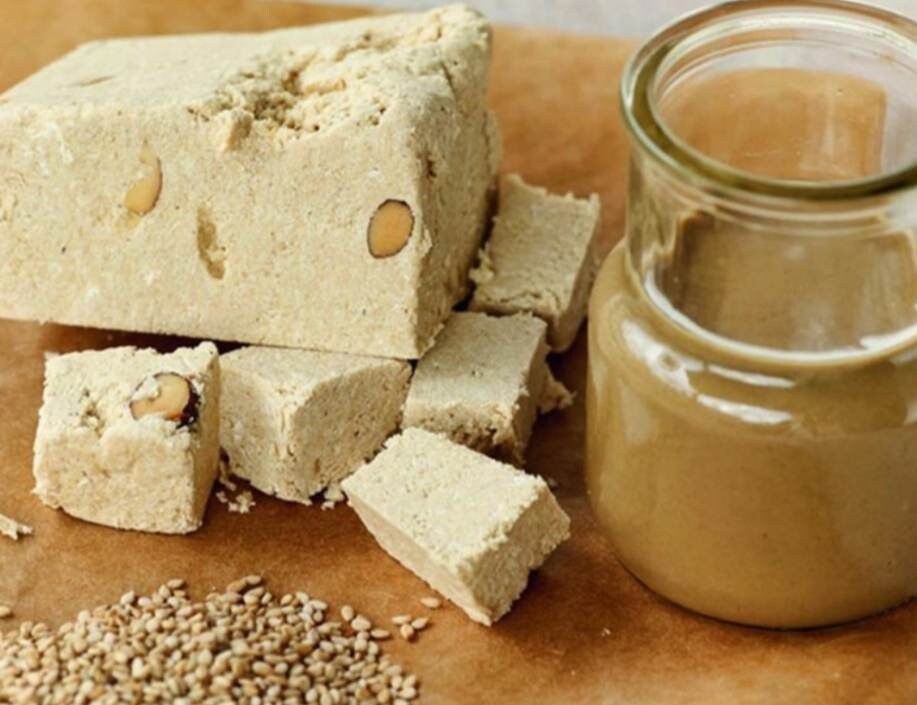 Handmade Greek Halvas With Cocoa or Almonds, Traditional Tastes ...