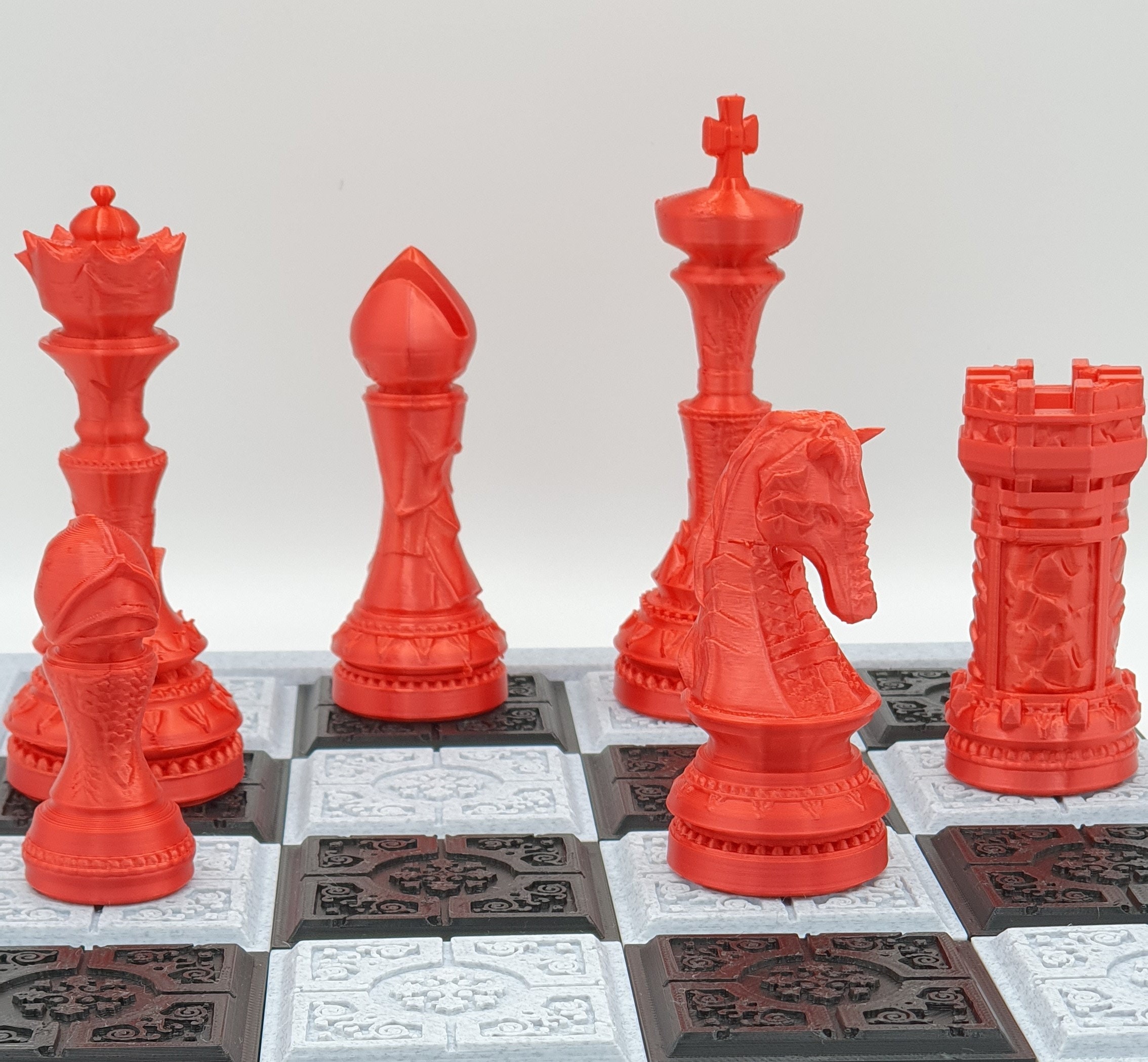 The Royals // Hexchess 2// 3D Printed Chess Sets - Etsy UK