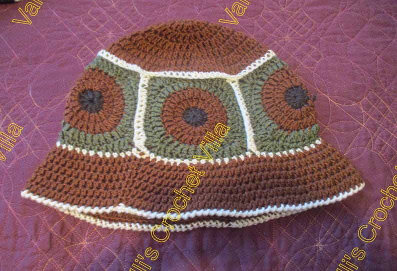 Men's Granny Square Bucket Hat - Etsy