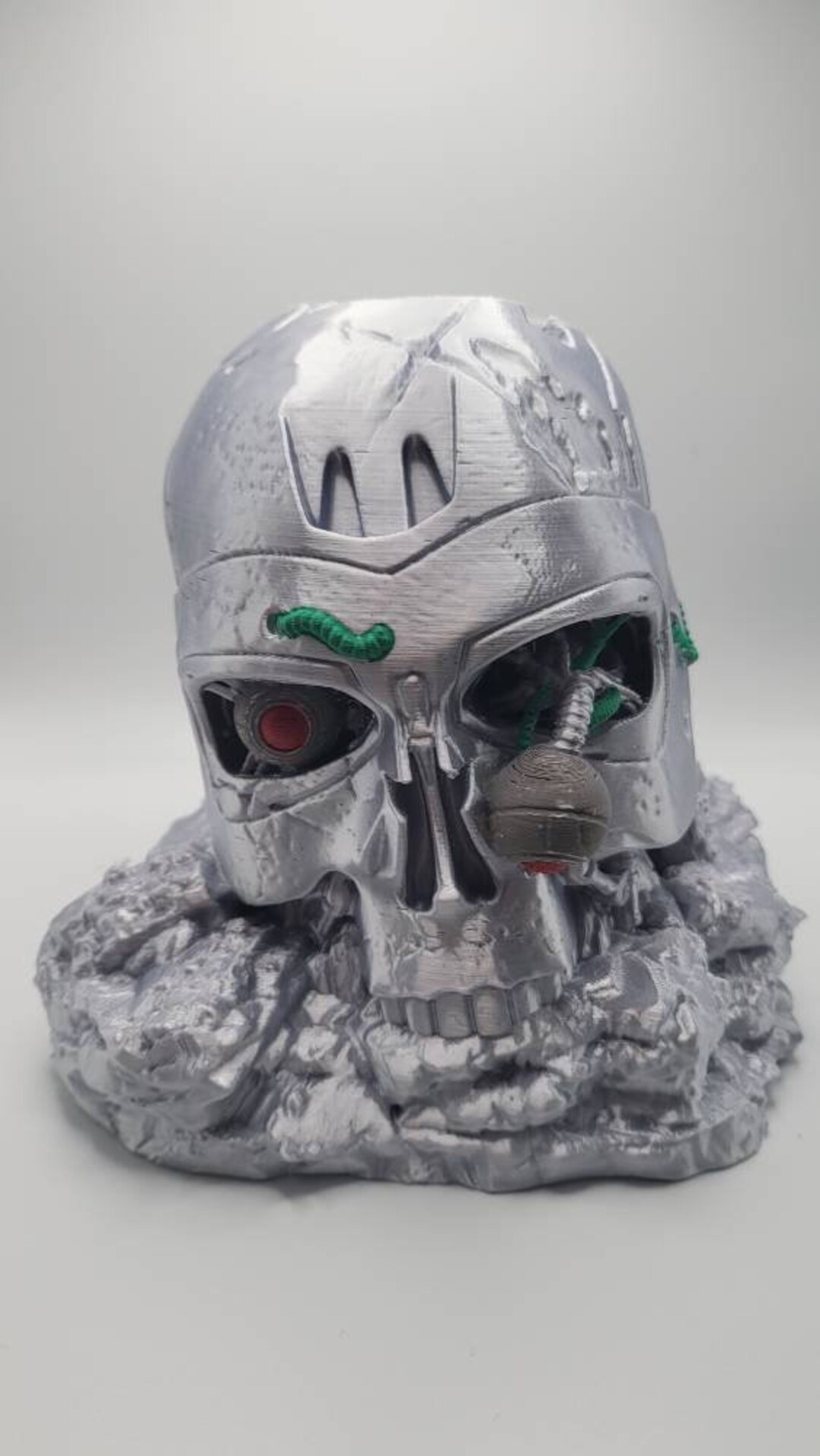 T-800 Terminator Planter, Candy Bowl, Decoration, Halloween, Prop ...