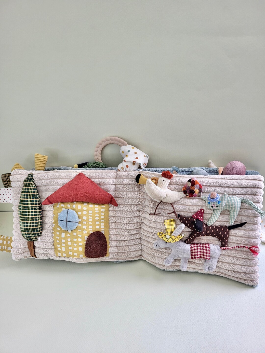 Fabric Sensory Book, Kids Toys, Fairy Tale, Baby Gift, Fairy Tail ...