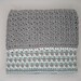 Gray, Light Teal & White Handmade Crochet Baby Blanket/afghan, Newborn ...