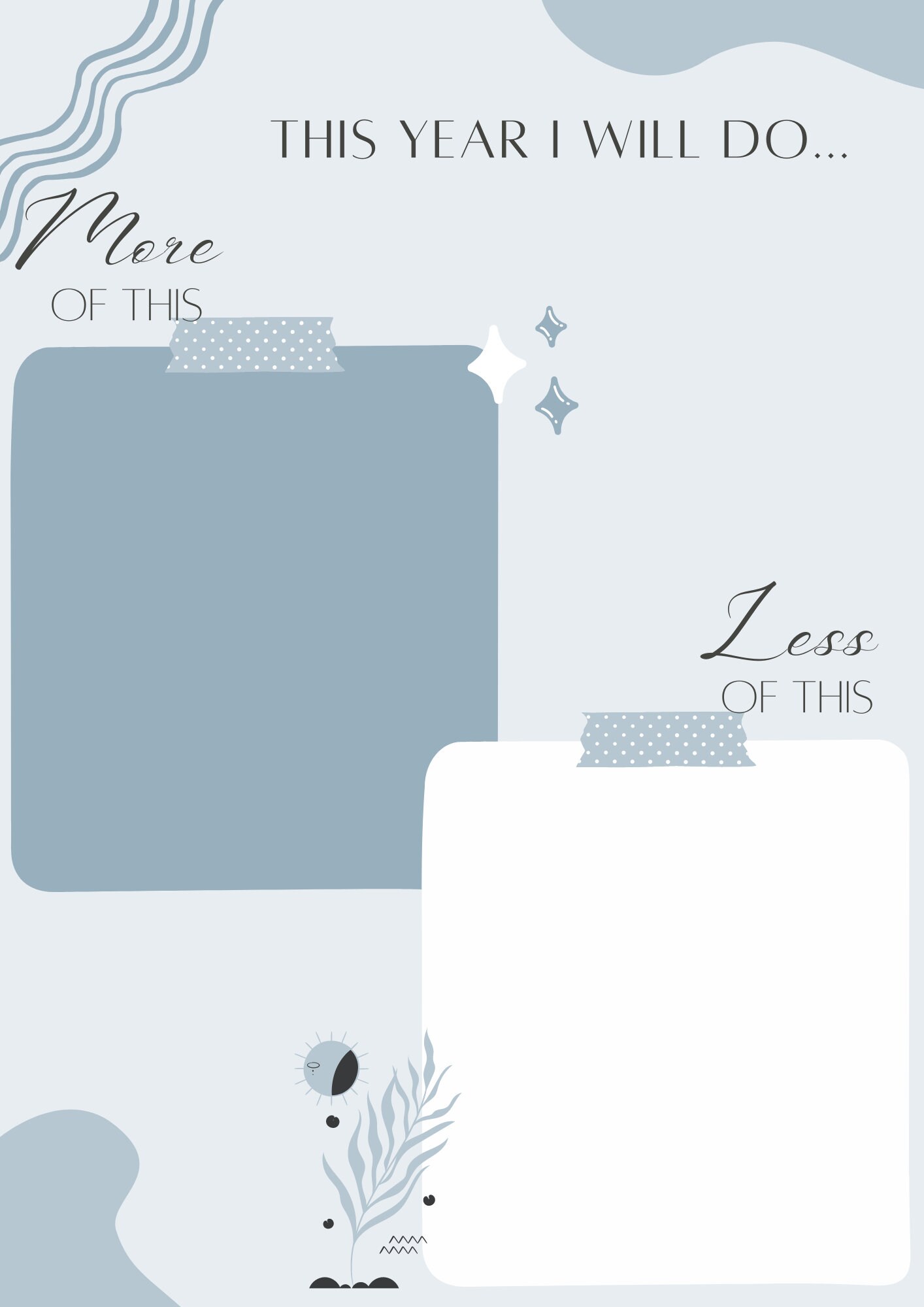 Goal Setting Page Digital Download Journaling Page Abstract Art - Etsy