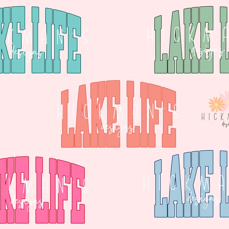 Summer Bubble Letters - Etsy