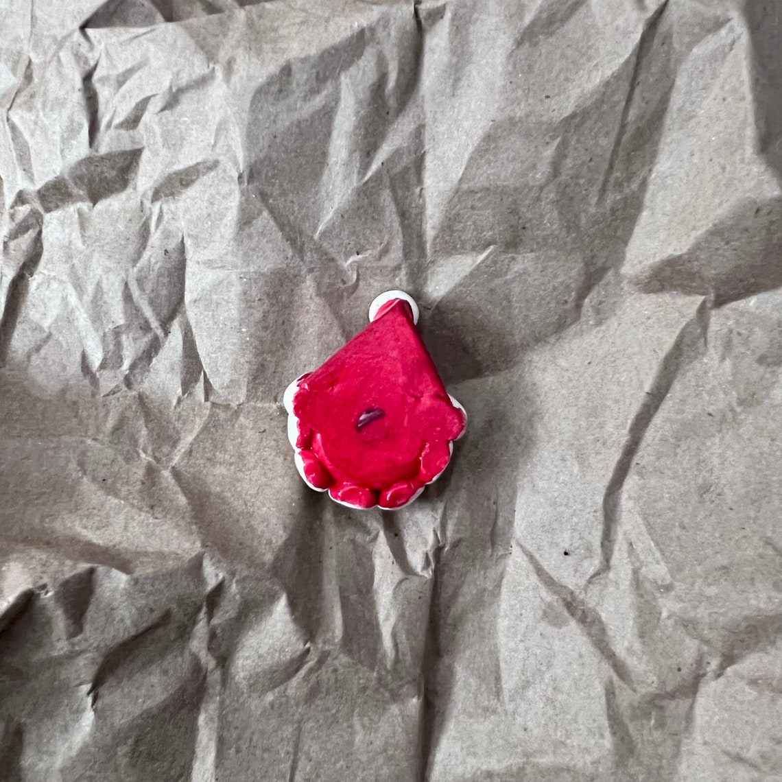 Handmade Father Claus Refrigerator Magnets Made by Stone Plastic Clay ...