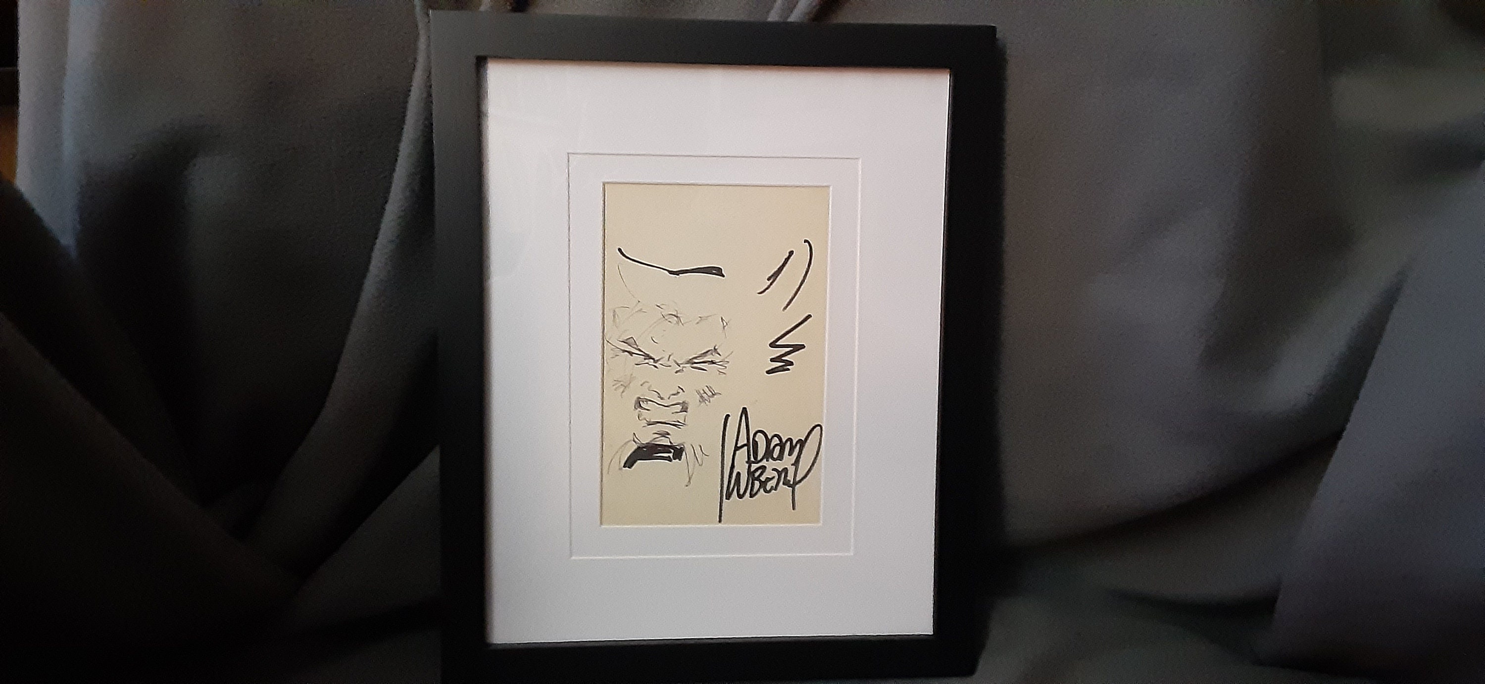 ADAM KUBERT Wolverine Original Comic Art and Signature, Framed, Rare - Etsy