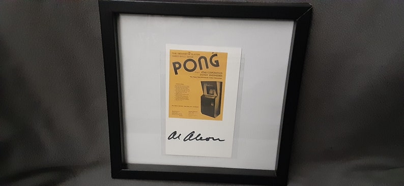 Al Alcorn Autograph, Inventor of Pong, Atari Employee #003 - Etsy