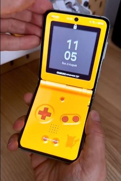 13 Galaxy Z FLIP Gameboy Advance Wallpapers for Samsung Android With ...