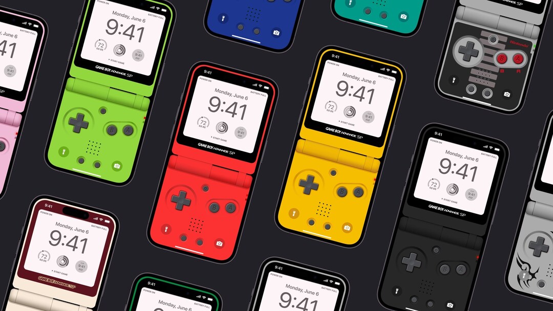 13 Gameboy Advance SP Wallpaper for iPhone / Android | Colorfull Retro ...