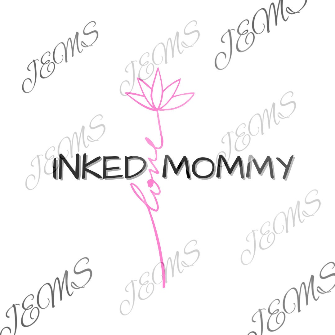 INKED MOMMY SVG Tattoo Svg Boss Mom Svg Downloadable - Etsy