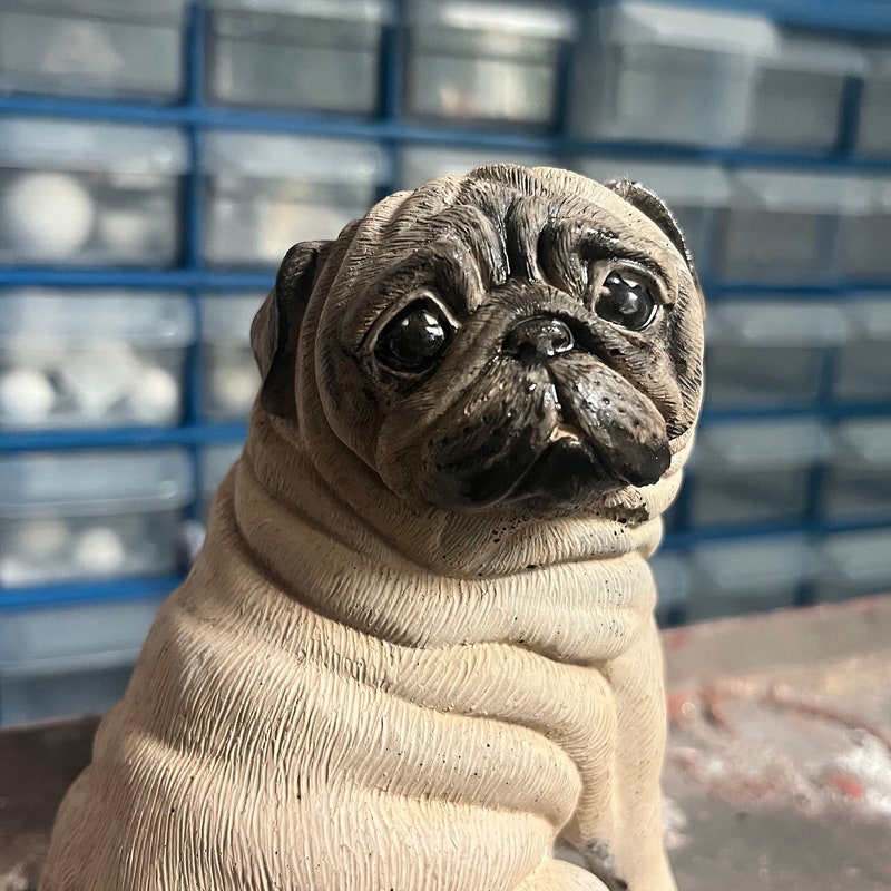 Pug Figure - Etsy