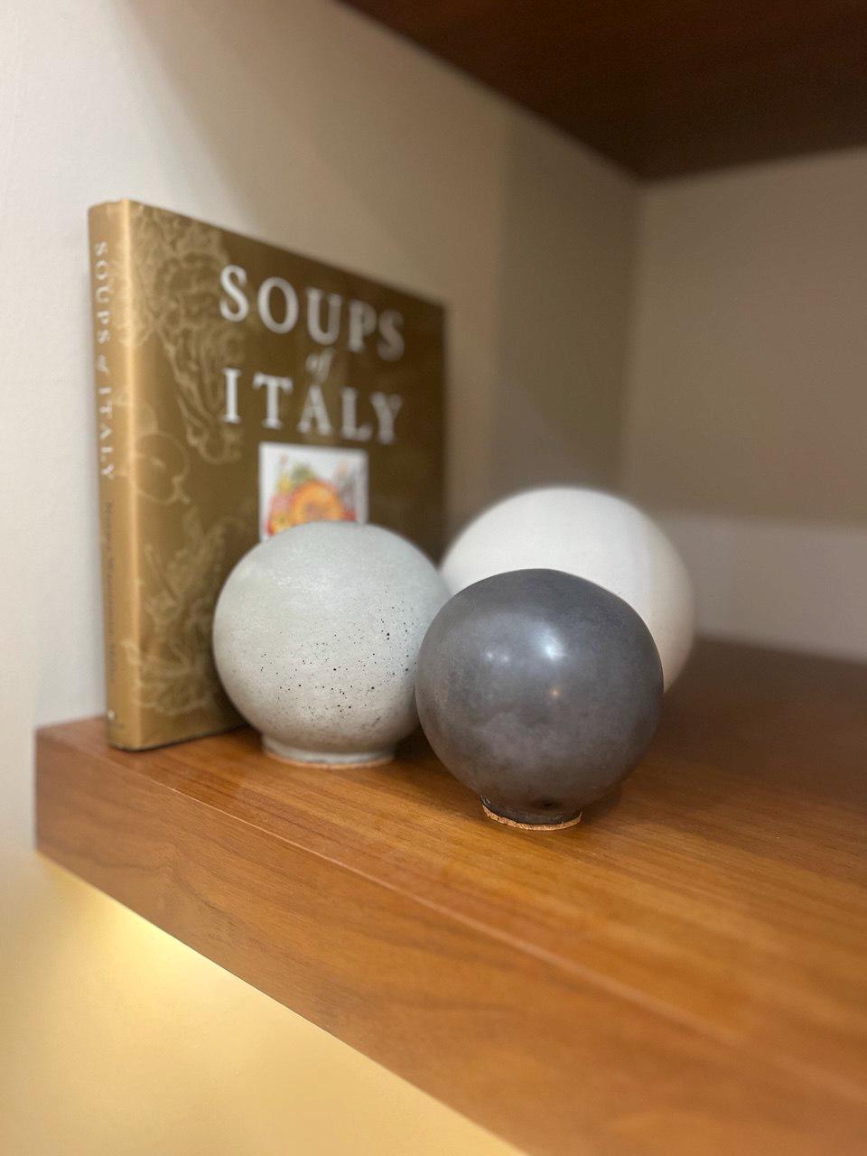 Concrete Ball Bookend - Etsy