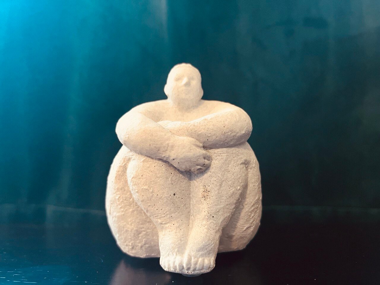 Concrete Sculpture Girl / Shelf Decor - Etsy