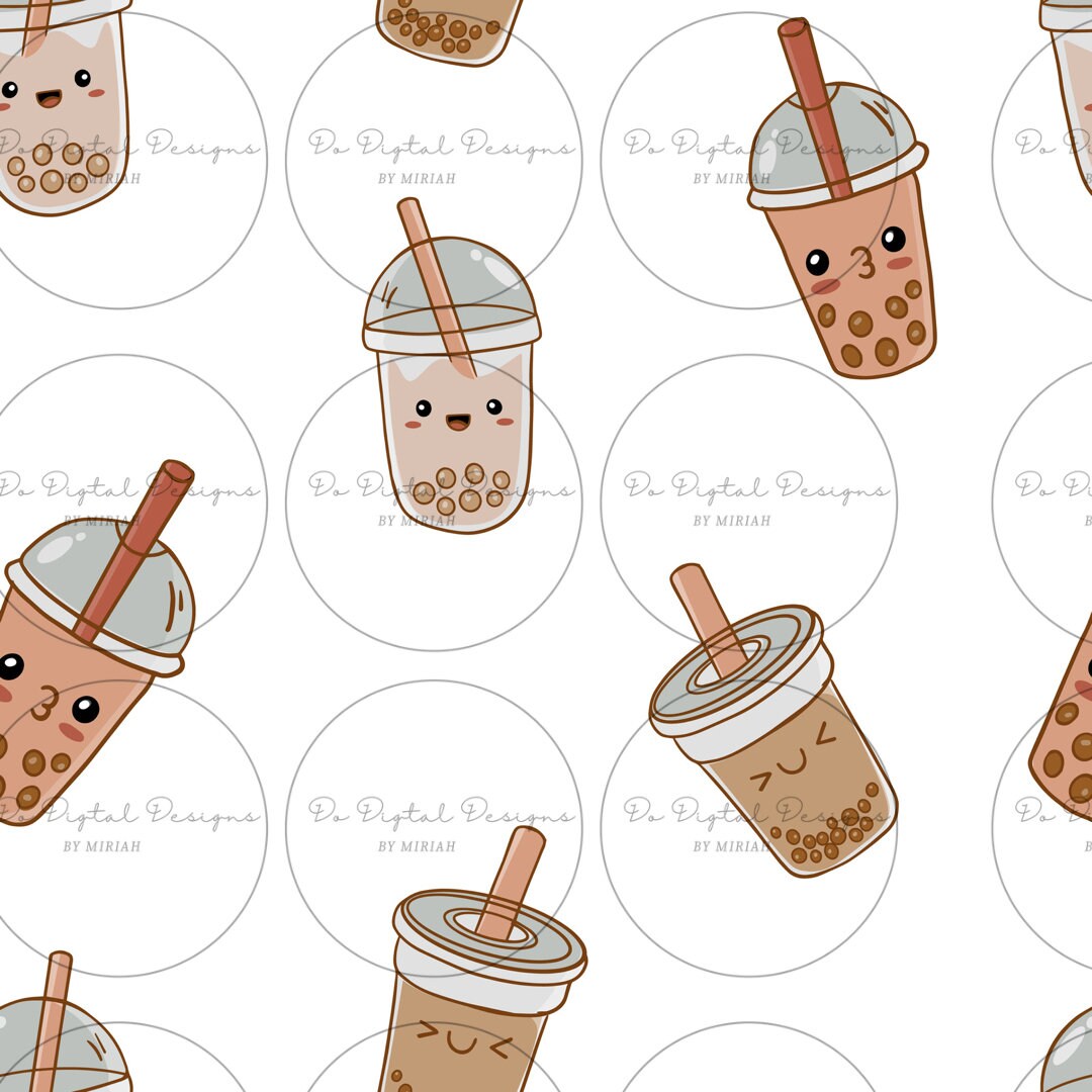 Boho Boba Seamless File/ SVG/ PNG/ Chic/ Design/wallpaper/paper/pattern ...