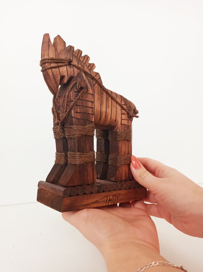 Trojan Horse Wooden Horse Handmade - Etsy