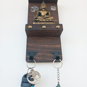 Buddha Lord Shiva Keychain Handmade - Etsy