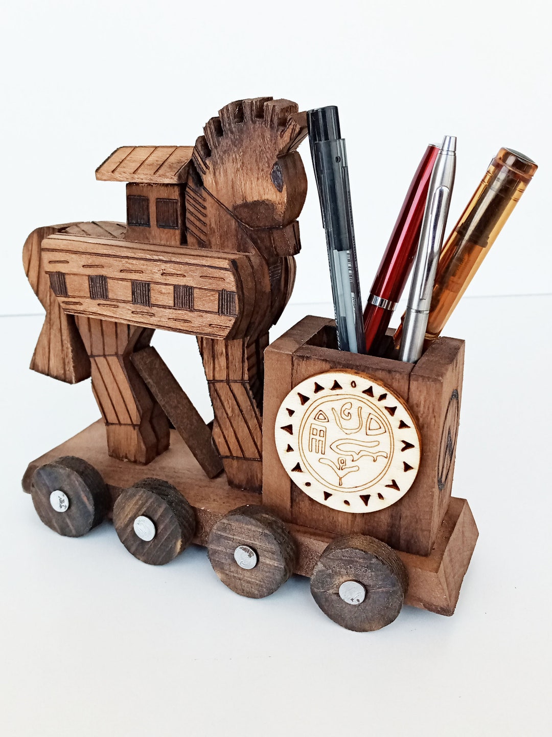 Trojan Horse Trojan War Seal Pen Holder - Etsy