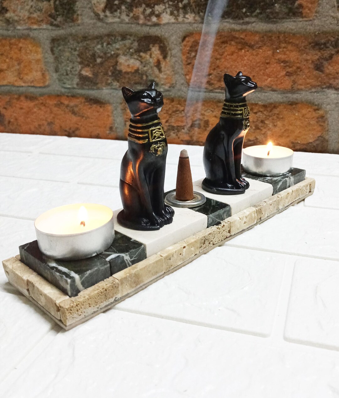 Bastet Ancient Egyptian Candle Holder - Etsy