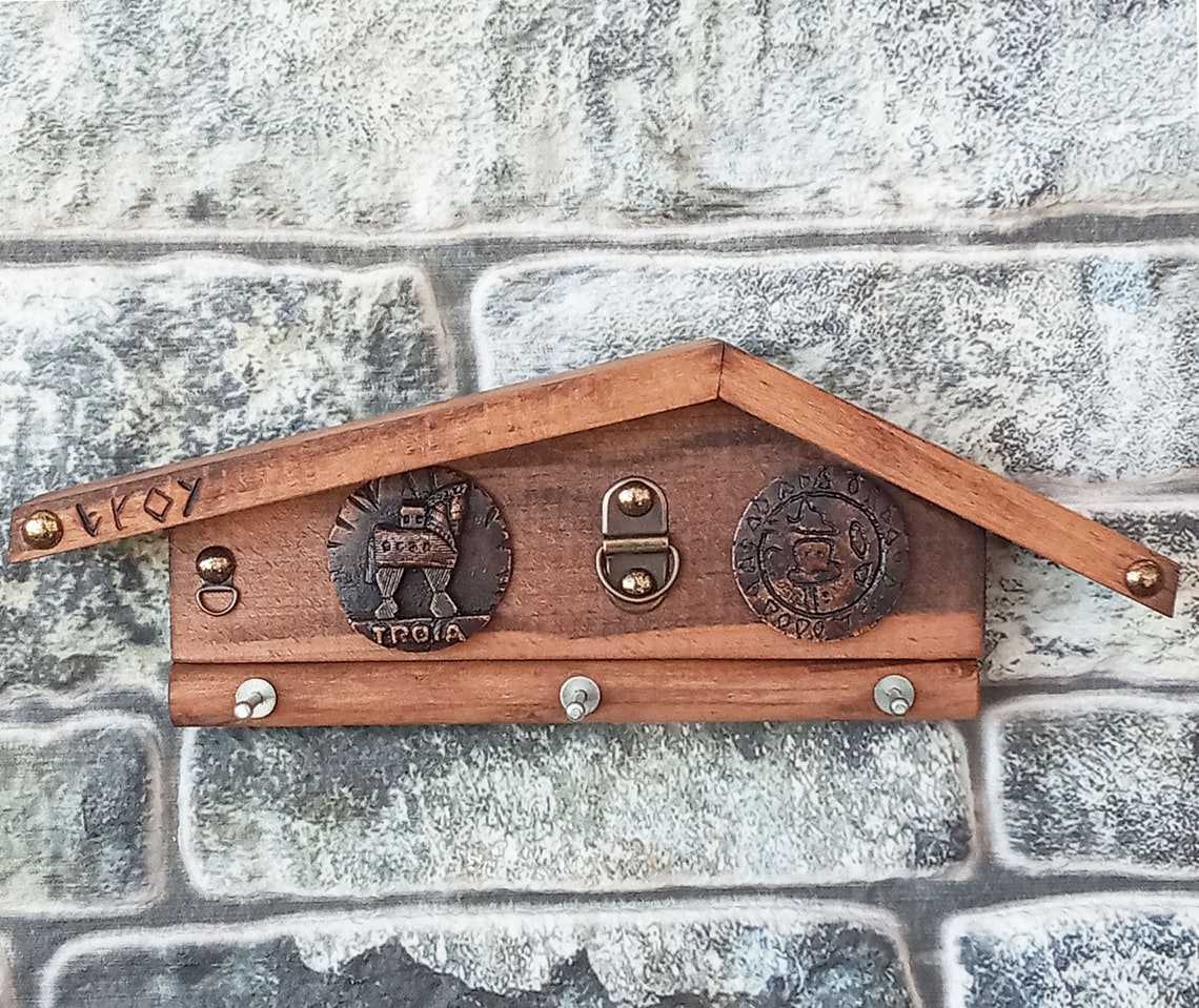 Troy Keychain.trojan Seal - Etsy