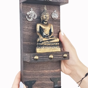 Buddha Lord Shiva Keychain Handmade - Etsy