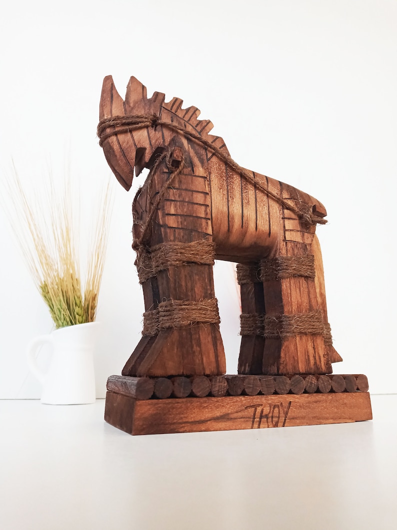 Trojan Horse Wooden Horse Handmade - Etsy
