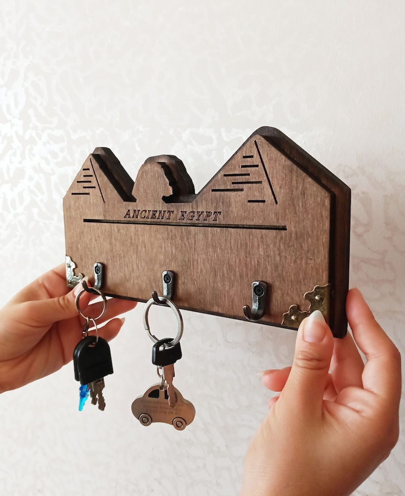Ancient Egypt Pyramid of Giza Keychain - Etsy