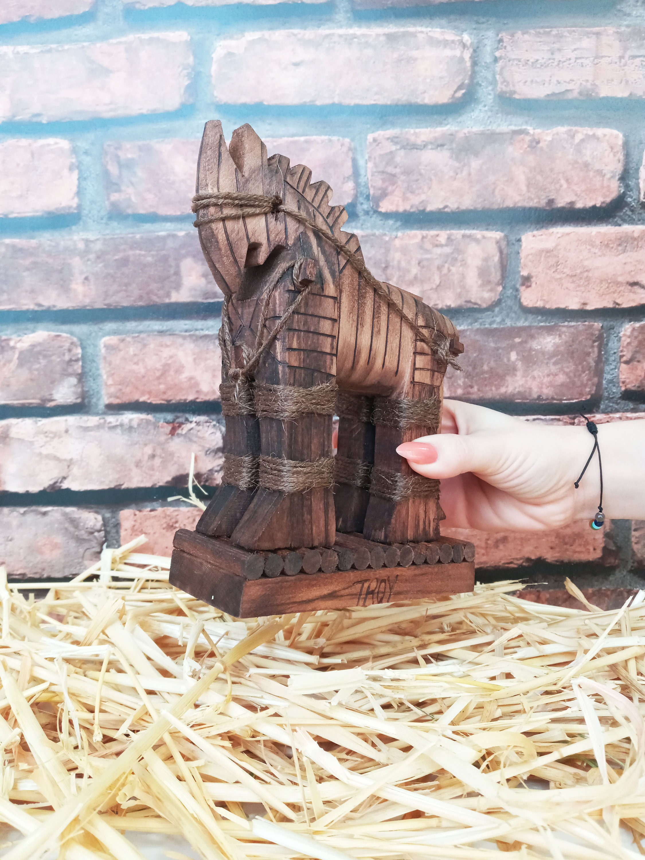 Trojan Horse Wooden Horse Handmade - Etsy