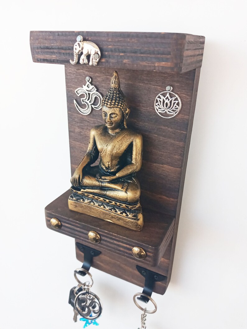 Buddha Lord Shiva Keychain Handmade - Etsy