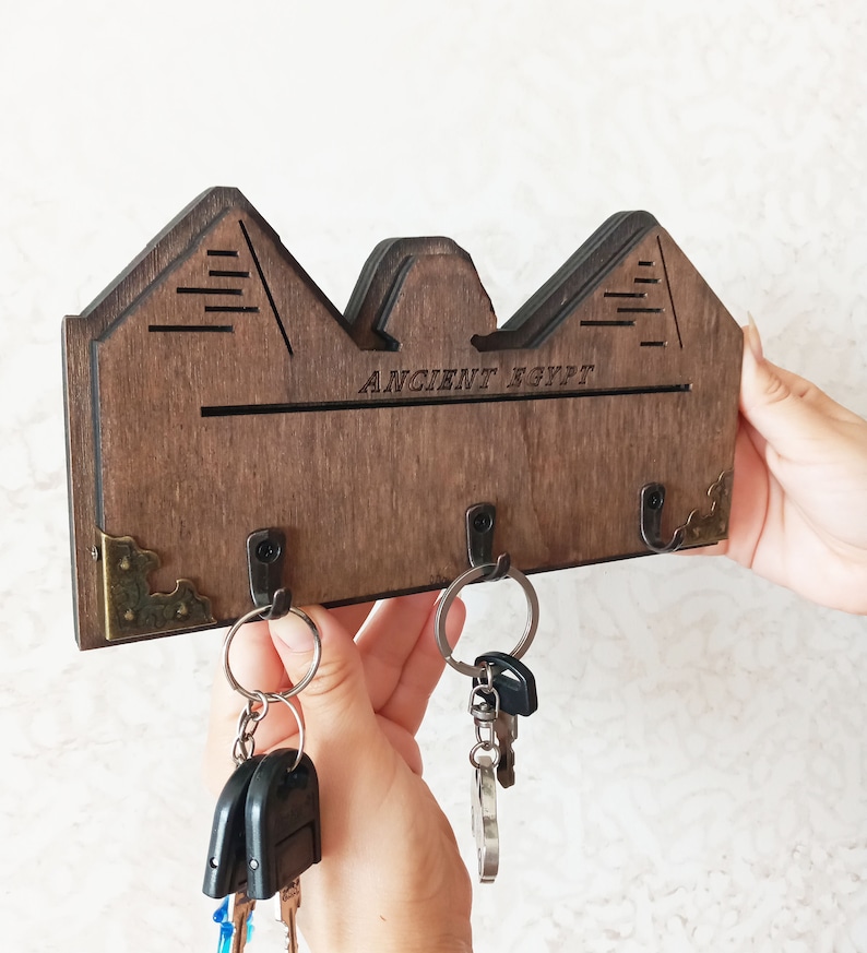 Ancient Egypt Pyramid of Giza Keychain - Etsy