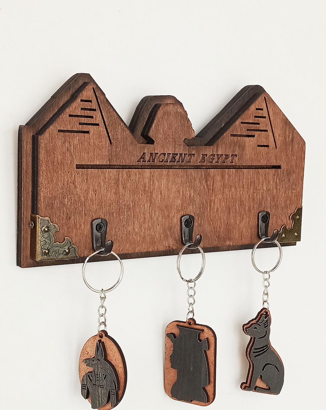 Ancient Egypt Pyramid of Giza Keychain - Etsy