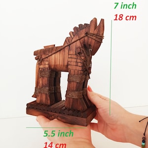Trojan Horse Wooden Horse Handmade - Etsy