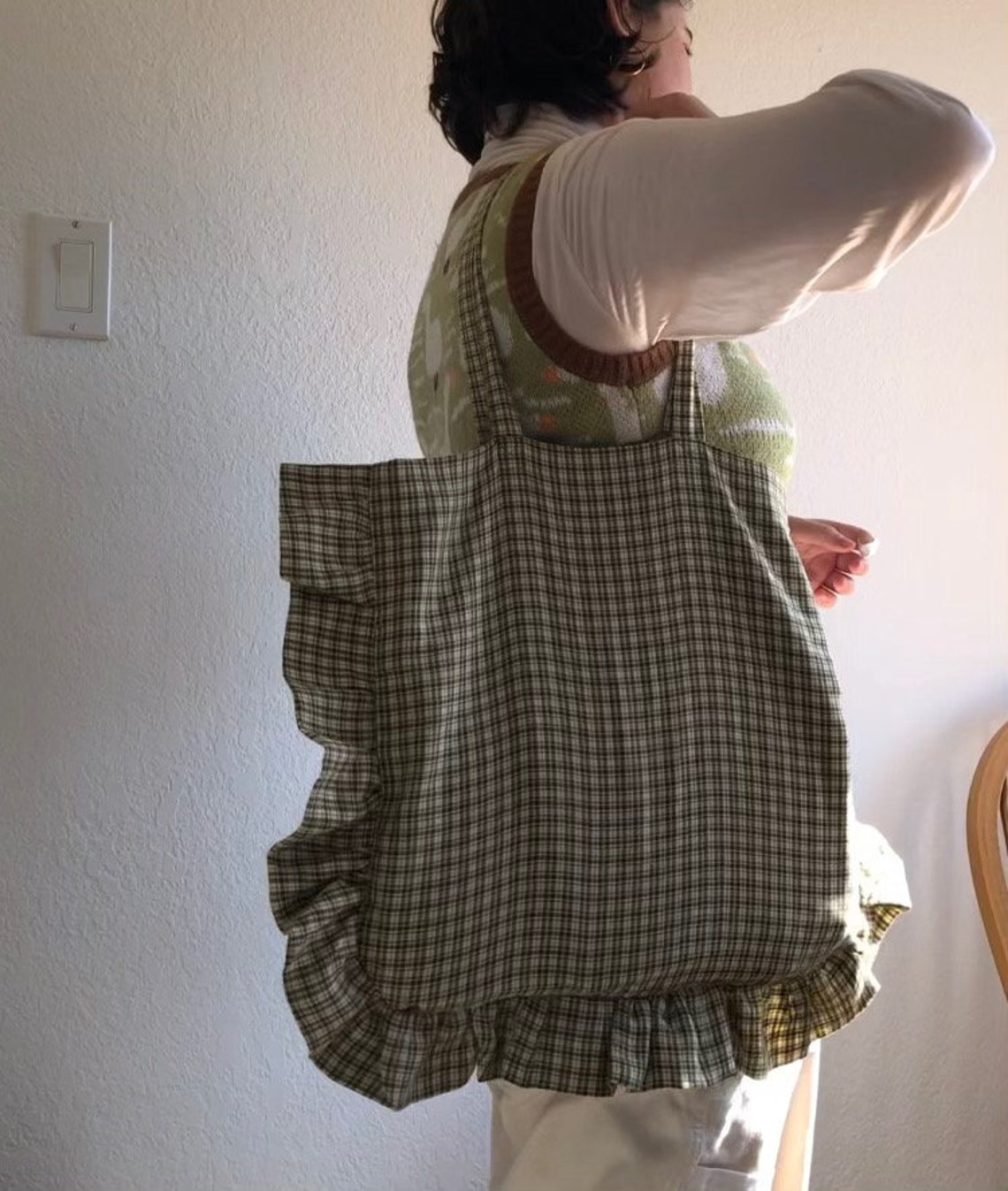 Ruffle Tote Bag Sewing Pattern - Etsy