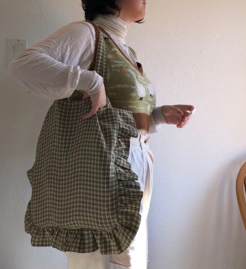 Ruffle Tote Bag Sewing Pattern - Etsy