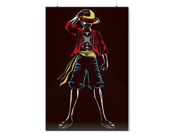 One Piece Luffy Decal - Etsy Canada