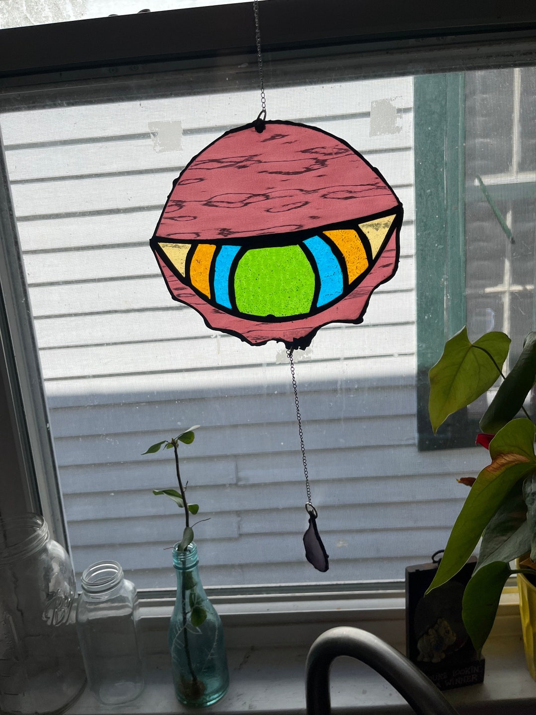 Stained Glass Window Hanging Eye - Etsy