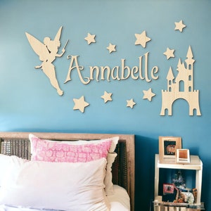 Tinker Bell Nursery Decor, Custom Baby Name Sign, Personalized Name ...