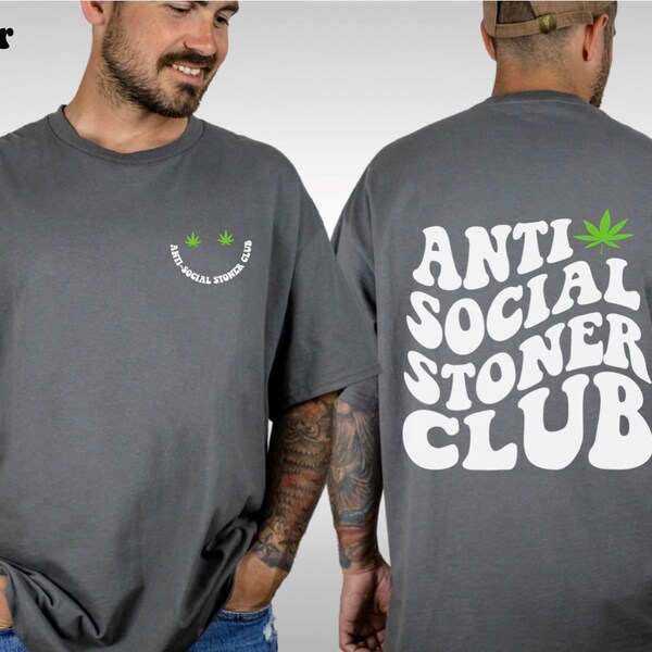 Anti Social Stoner Club - Etsy