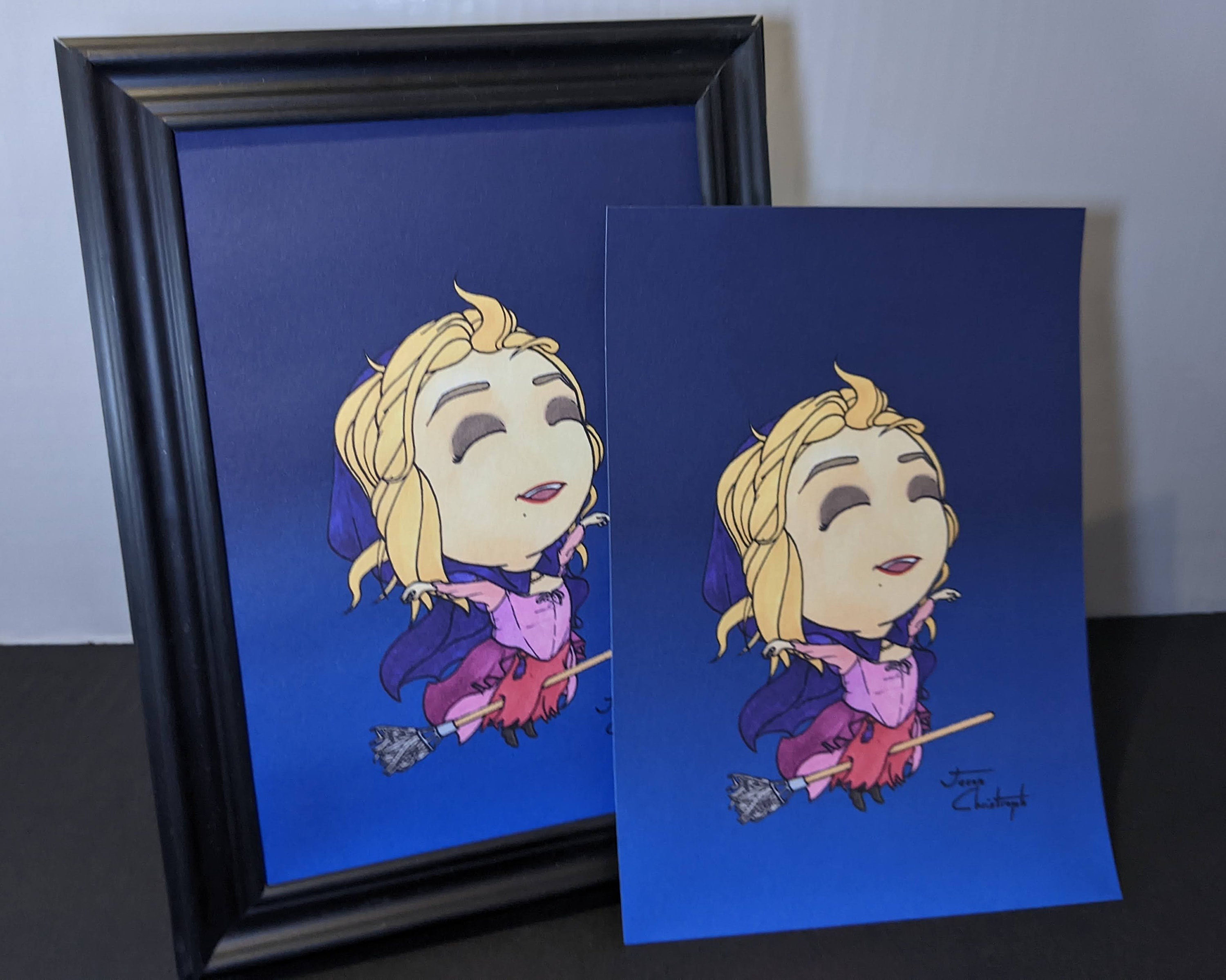 5x7 Art Print of Sanderson Sisters Winifred Mary or Sarah - Etsy