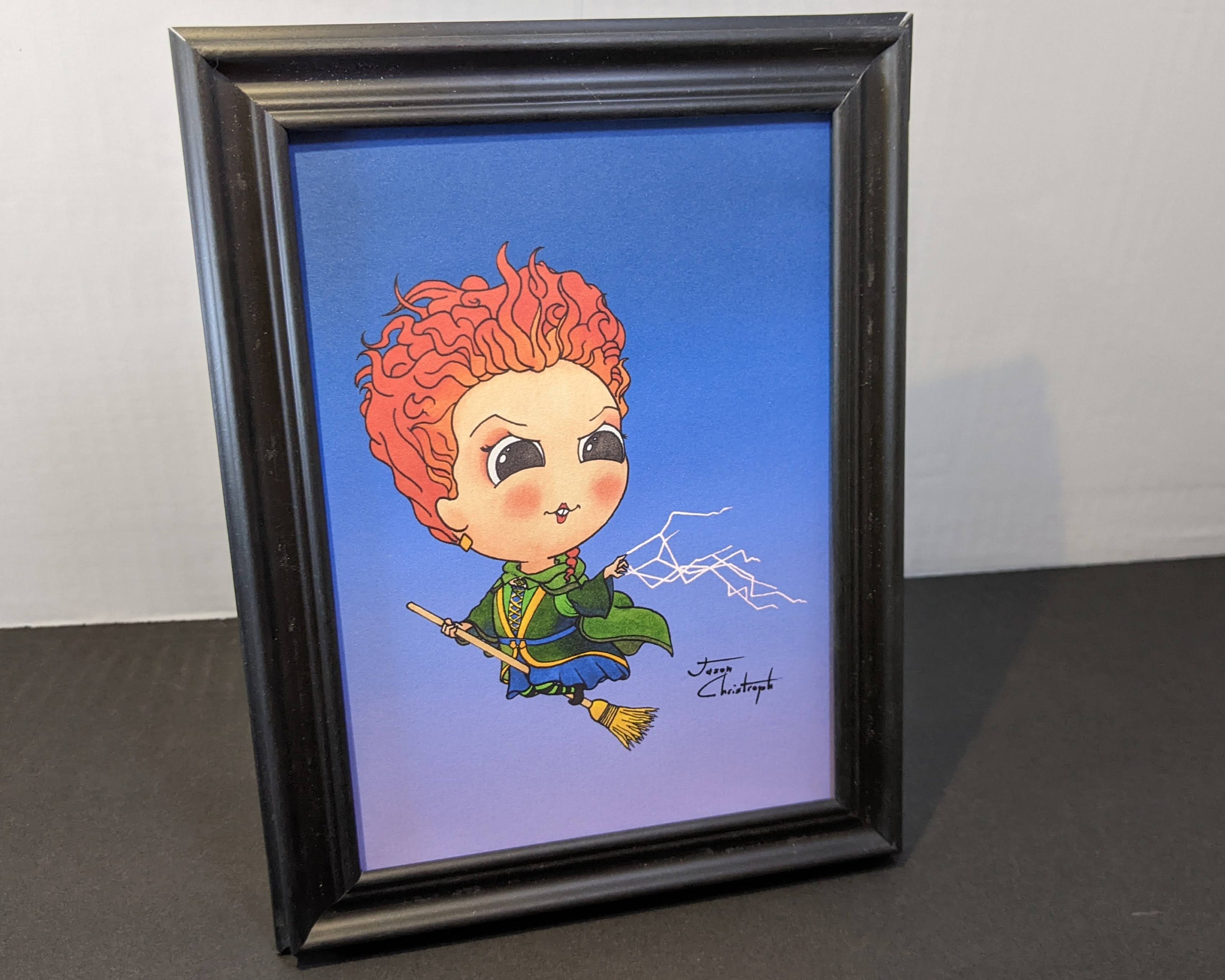 5x7 Art Print of Sanderson Sisters Winifred Mary or Sarah - Etsy