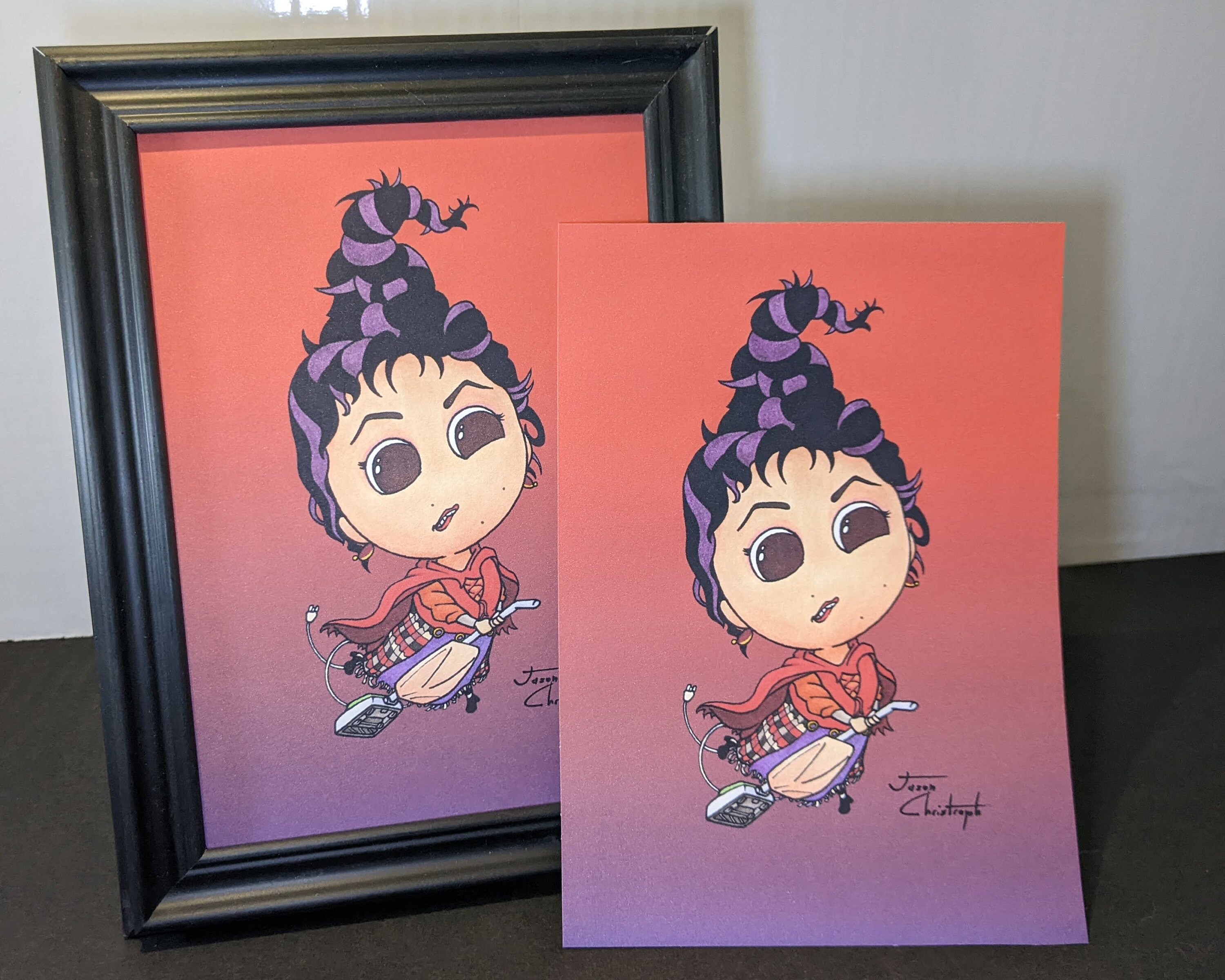 5x7 Art Print of Sanderson Sisters Winifred Mary or Sarah - Etsy